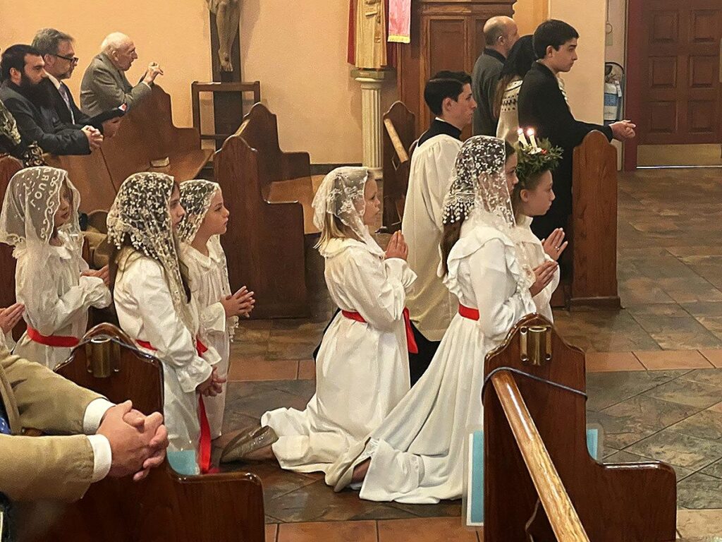 St. Gertrude the Great » Archive » Lucia Procession 2024